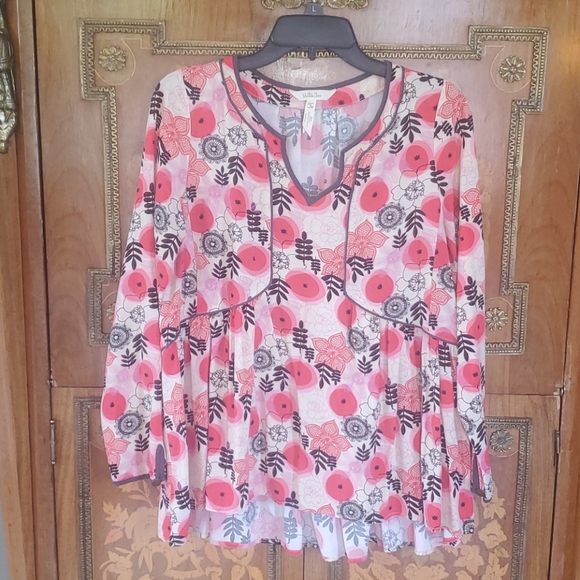 Matilda Jane | Tops | 608 Matilda Jane Long Sleeve Floral Blouse | Poshmark